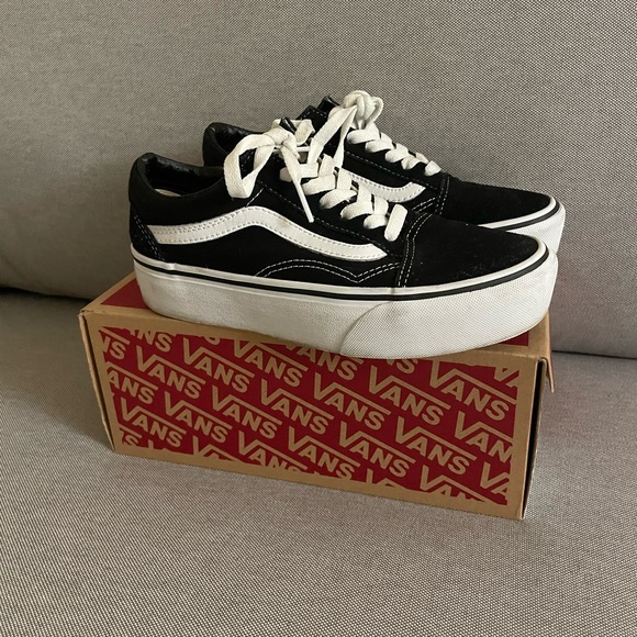 Vans | Shoes | Vans Platform Old School Platform | Poshmark